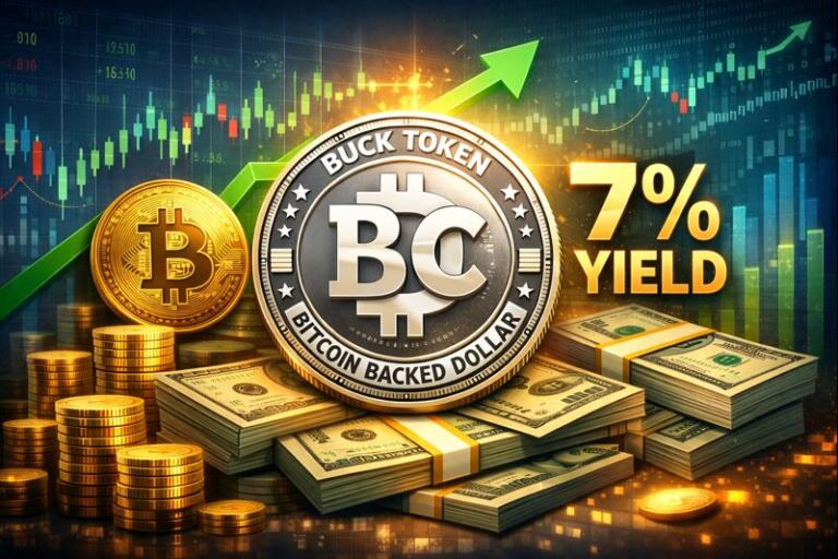 Buck Token Launches Bitcoin-Backed Dollar Savings Coin with 7% Yield
