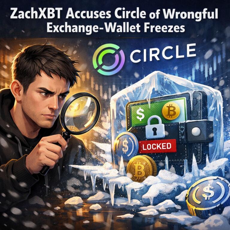 ZachXBT Accuses Circle of Wrongful Exchange-Wallet Freezes