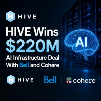 HIVE Wins $220M AI Infrastructure Deal With Bell and Cohere