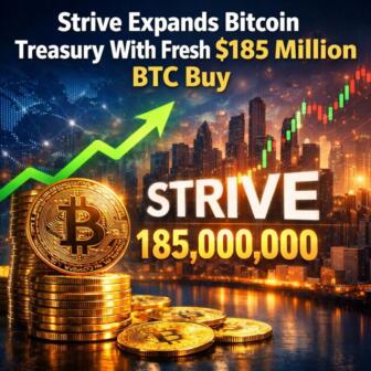 Strive Expands Bitcoin Treasury With Fresh $185 Million BTC Buy